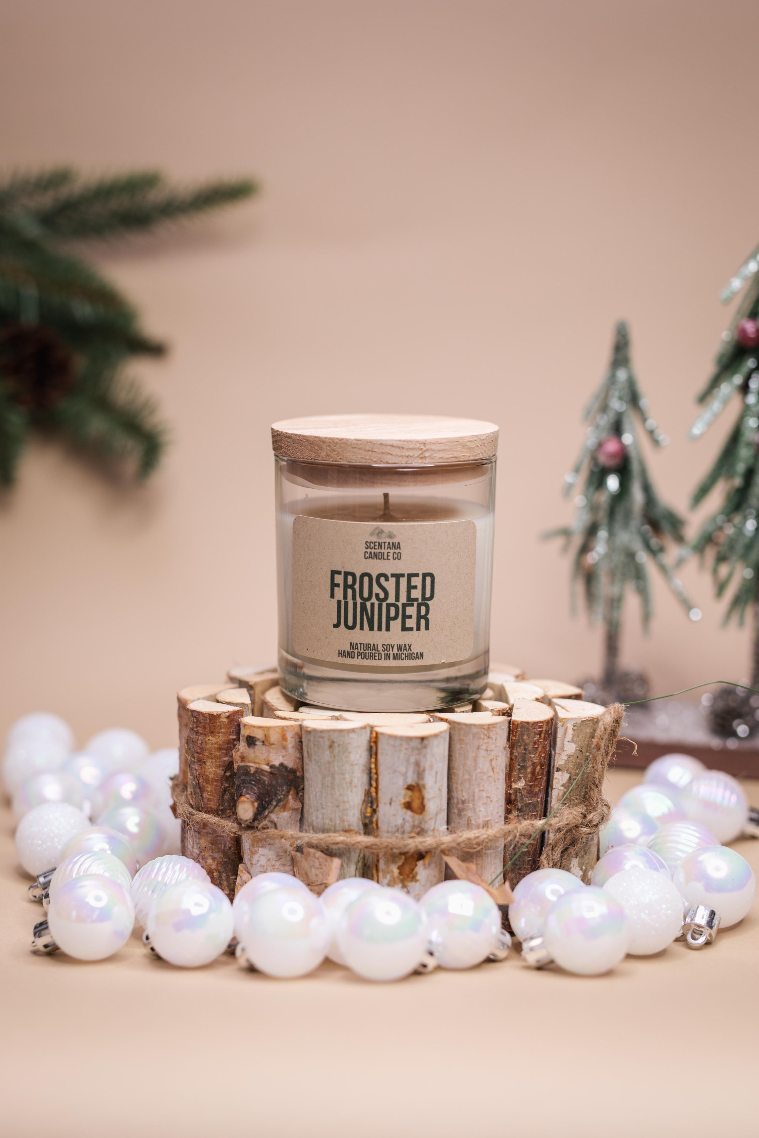 Scentana Candles Frosted Juniper | Scentana Candle Co